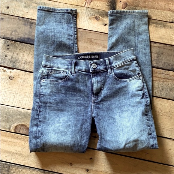 Express | Jeans | Euc Express Skinny Mid Rise Short Length Jeans | Poshmark